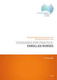 Enrolled Nurse Standards of Practice by Nursing and Midwifery Board Of ...