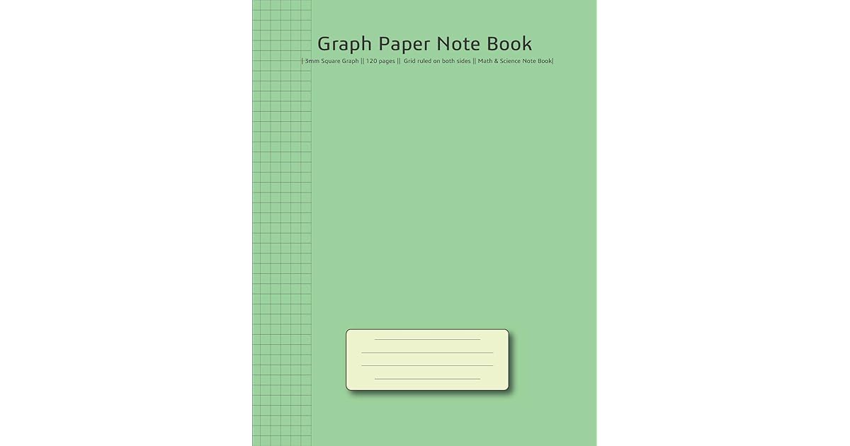 Graph Paper Note Book: | 3mm Square Graph || 120 pages || Grid ruled on ...