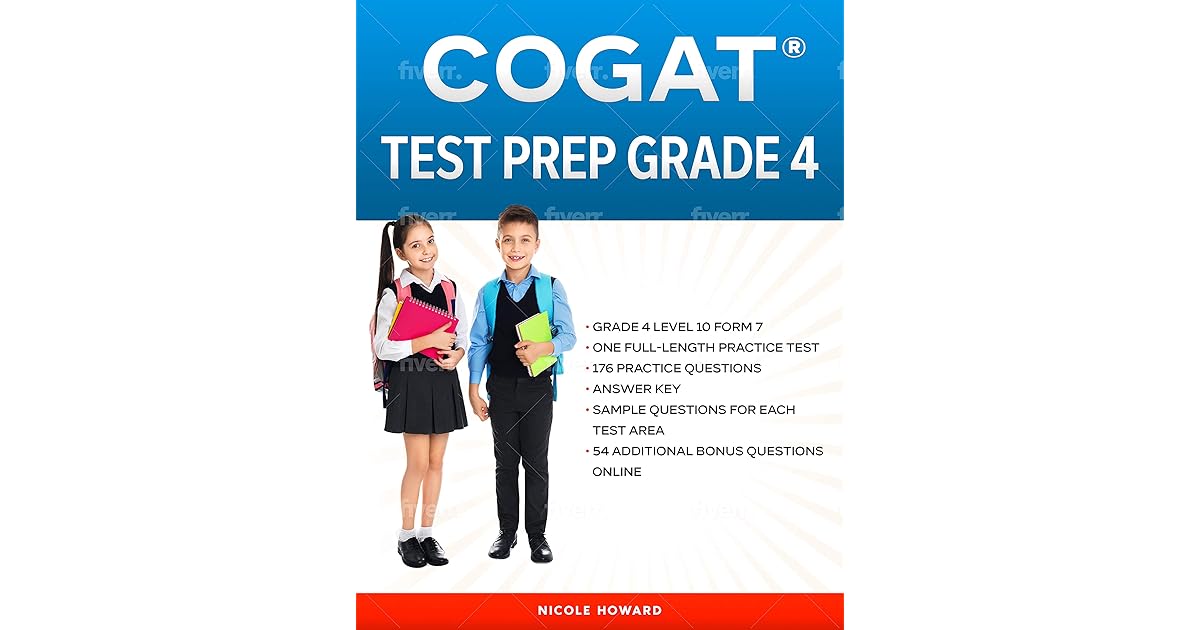 COGAT® TEST PREP GRADE 4: Grade 4, Level 10, Form 7, One Full Length ...