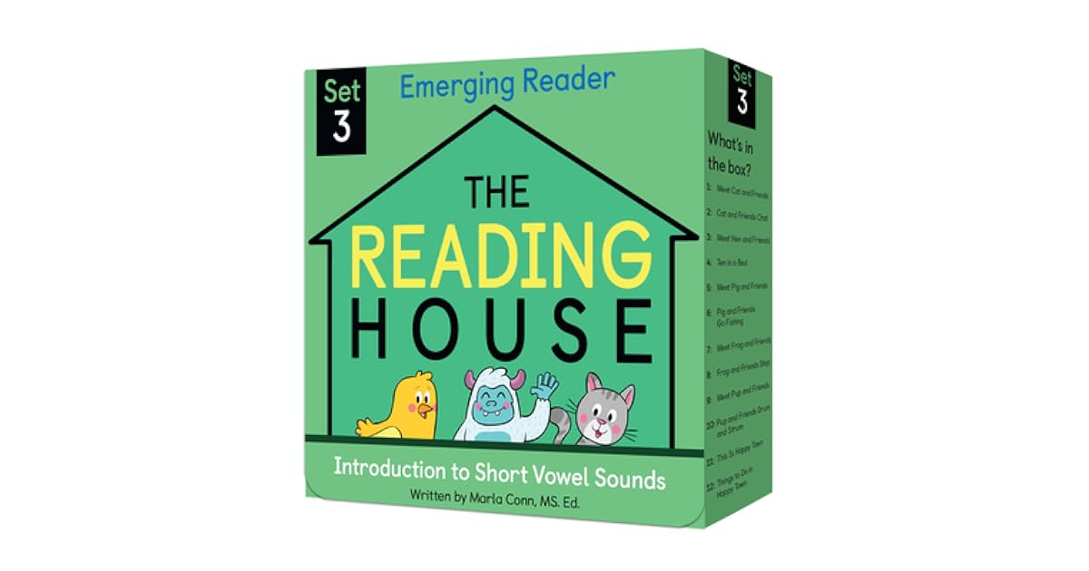 The Reading House Set 3: Introduction to Short Vowel Sounds by Marla Conn