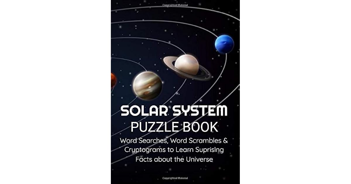 Solar System Puzzle Book: Challenging Astronomy Workbook | Word ...