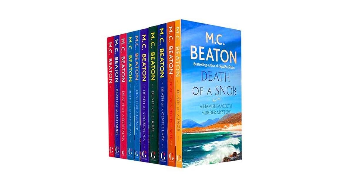 MC Beaton 10 Books Collection Set Hamish Macbeth Series Death of a Bore ...