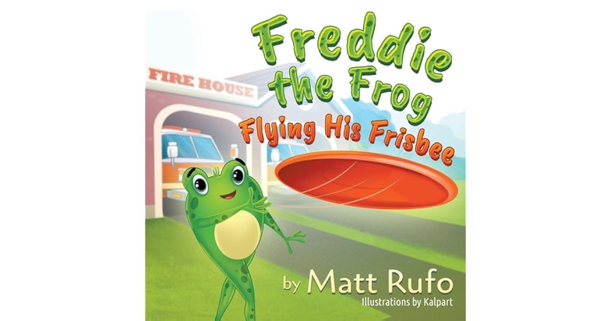 Freddie the Frog Flying His Frisbee by Matthew Rufo