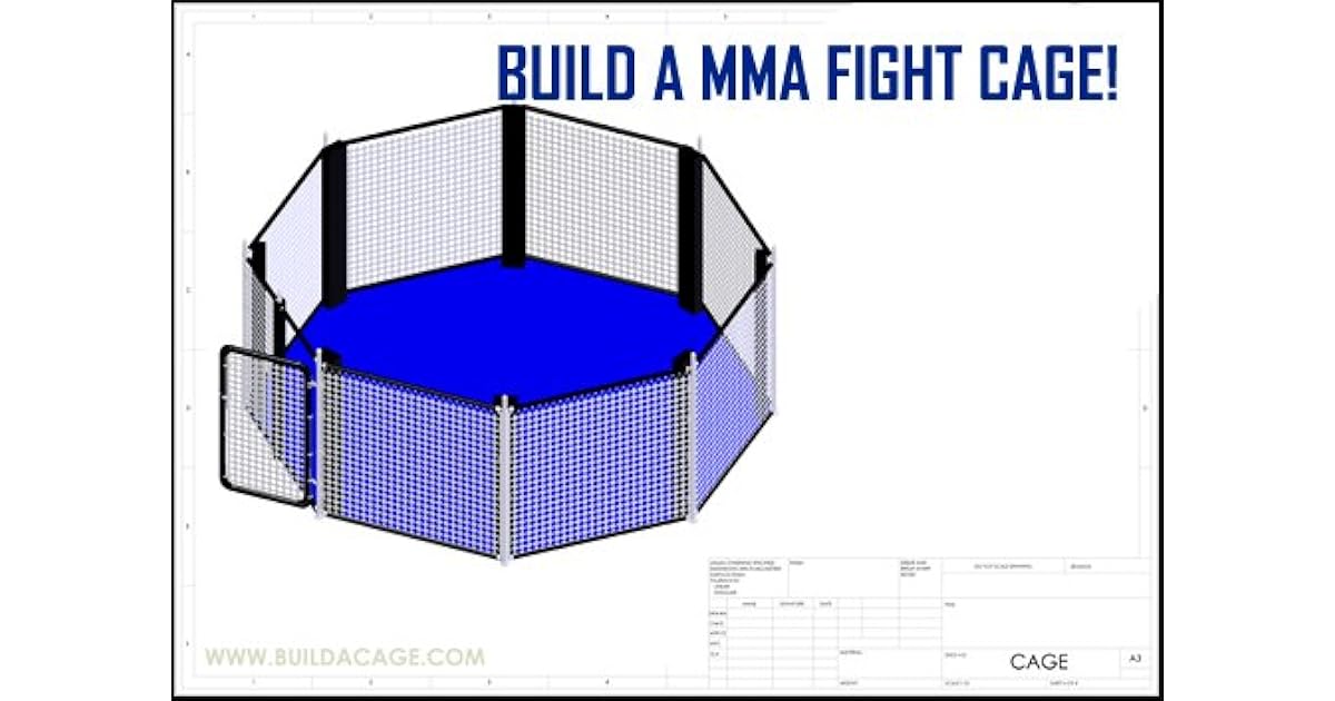 MMA Cage Blueprints | Build a Octagon Fight Cage by D Gerade