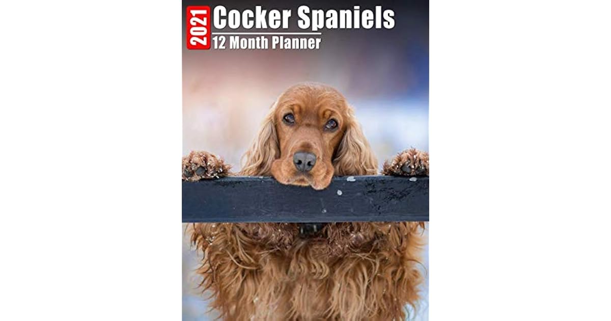 2021-planner-12-months-cocker-spaniels-2021-academic-monthly-calendar