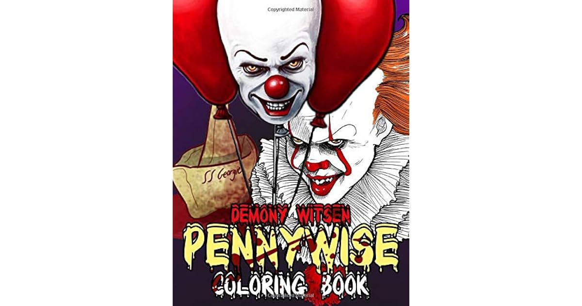 Pennywise Coloring Book: Adult Stephen King Books with Fun, Easy ...