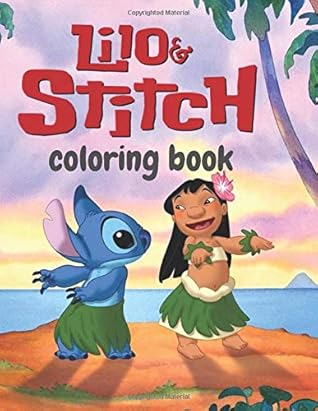 Lilo and Stich Coloring Book: Lilo and Stich Books, 50 Different ...