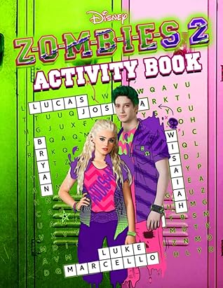 Zombies 2 Activity Book: A Fun Activity Book With Many Challenging ...