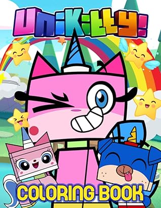 Unikitty Coloring Book: Easy Coloring Book For Having Fun, Unleashing ...