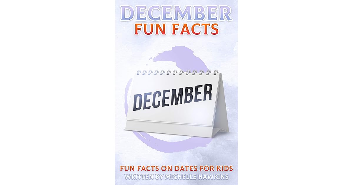 December Fun Facts: Fun Facts on Dates for Kids #12 by Michelle Hawkins