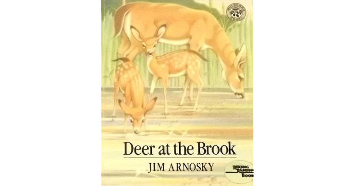 Deer at the Brook by Jim Arnosky