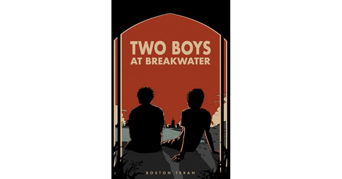 Two Boys at Breakwater by Boston Teran