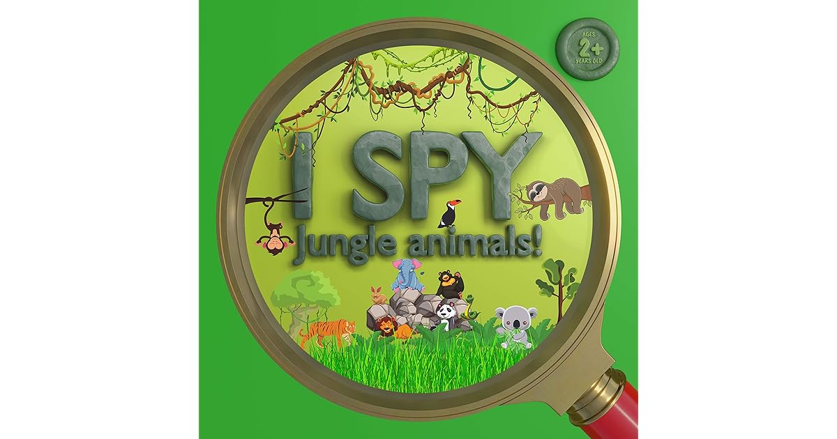 I Spy Jungle Animals: Activity Book For Kids, Search And Find Fun And ...