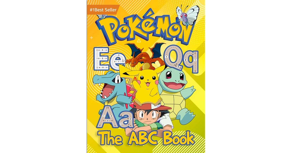 The ABC Book Pokemon: Letter Tracing and Coloring Books for Kids Ages 3 ...