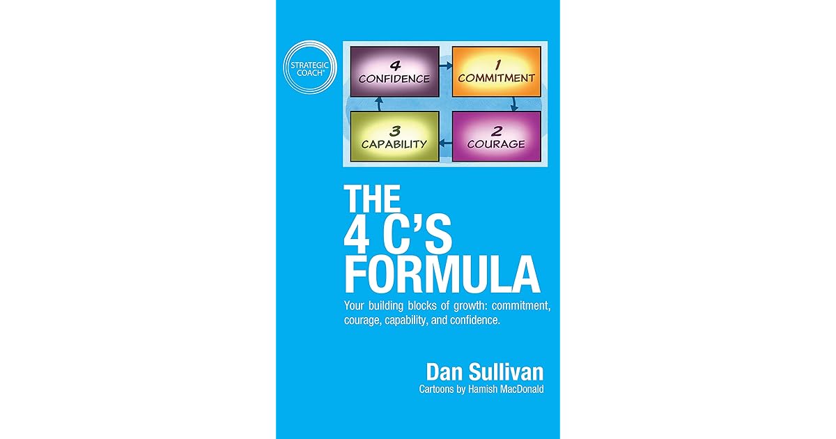 The 4 C's Formula: Your building blocks of growth: commitment, courage ...