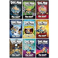 Dog Man Series 9 Books Collection Set by Dav Pilkey