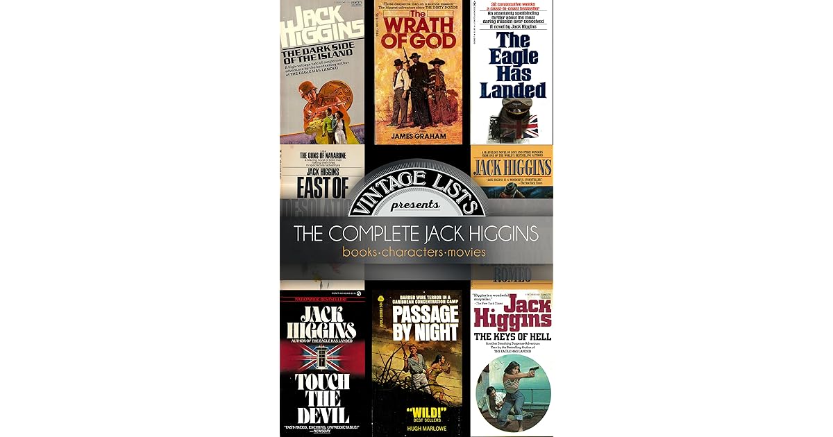 The Complete Jack Higgins by Vintage Lists