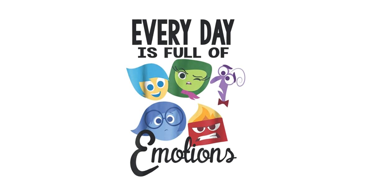 Disney Pixar Inside Out Every Day Emotions: Notebook Planner -6x9 inch ...