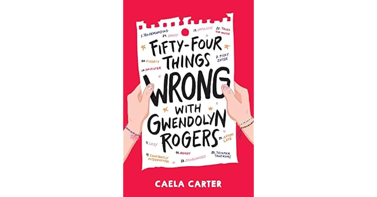Fifty-Four Things Wrong with Gwendolyn Rogers by Caela Carter