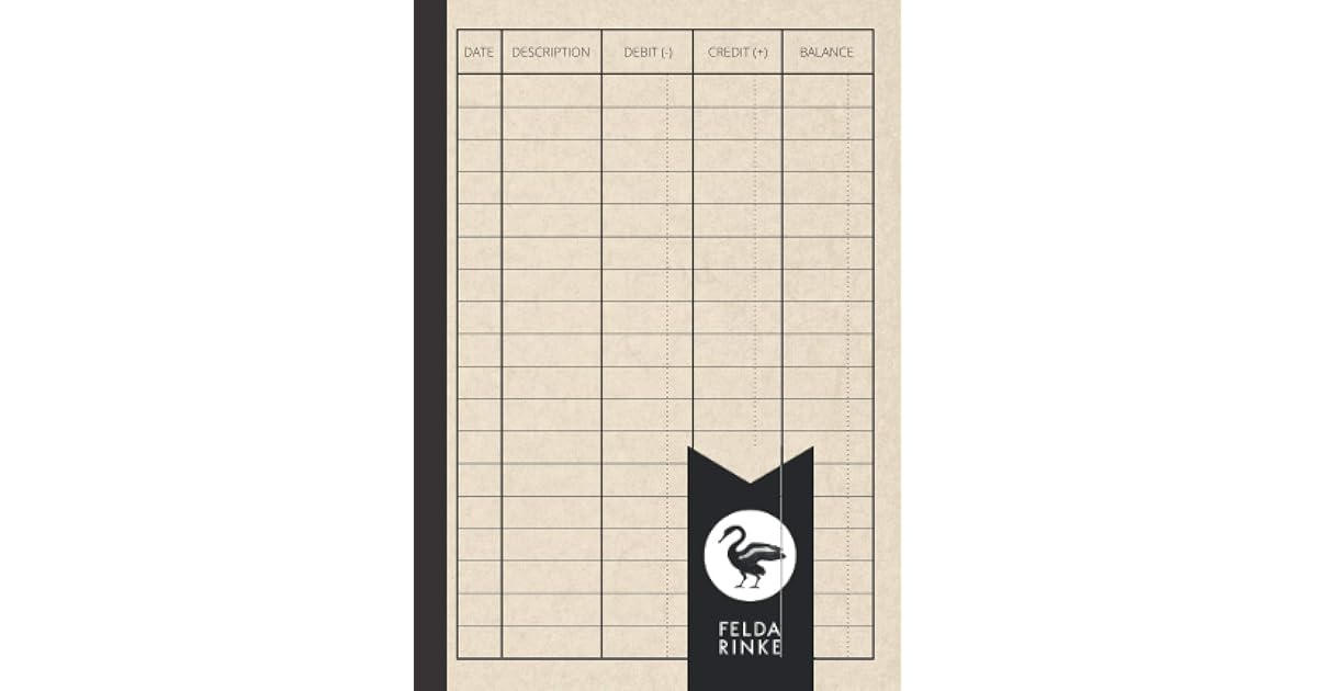 Small & Simple Checking Account Ledger Pocket: Mini Format Income ...