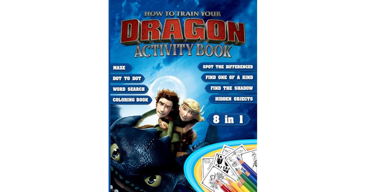 How To Train Your Dragon Activity Book: The Perfection Find Shadow ...