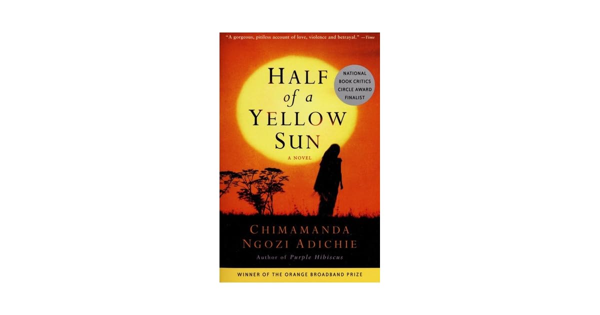 Book giveaway for Half of a Yellow Sun by Chimamanda Ngozi Adichie Oct ...