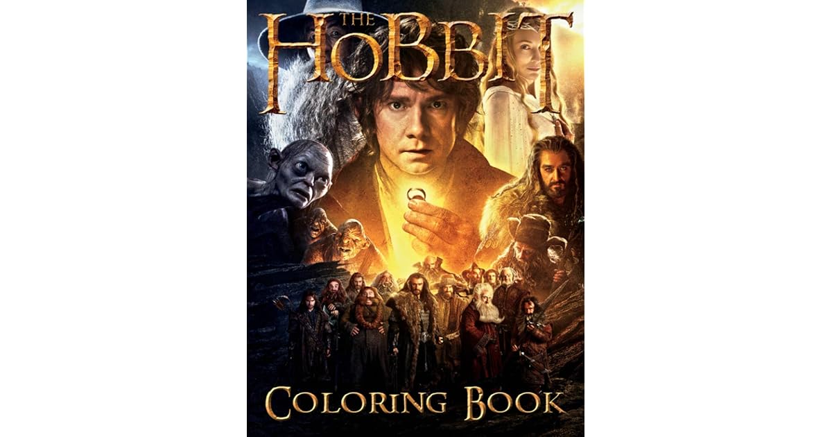 The Hobbit Coloring Book: Unofficial The Hobbit Adults Coloring Books ...