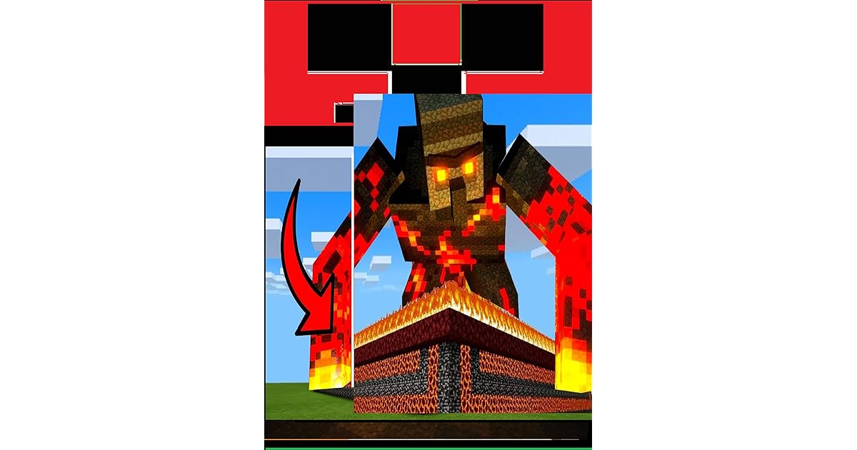 Minecraft MCPE- How To Make a GIANT MAGMA GOLEM by Rodney M. Kingsley