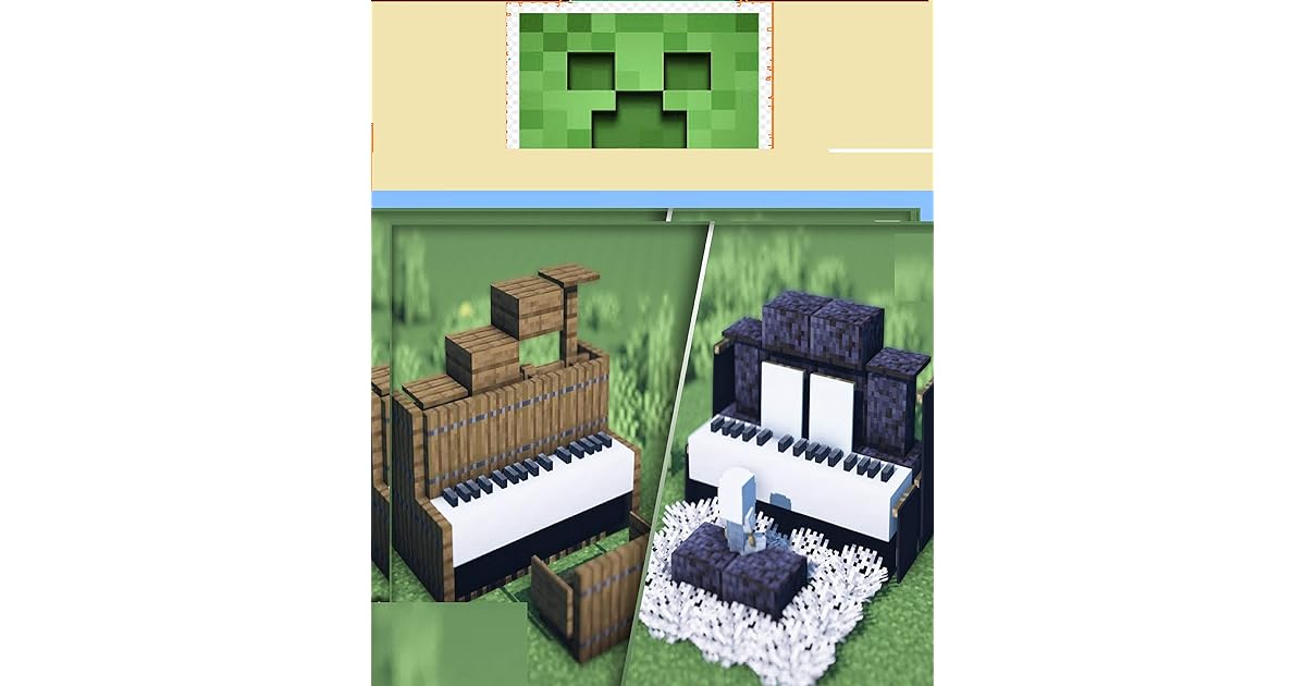 Minecraft - How to Build a Piano Design! by James B. Leonard