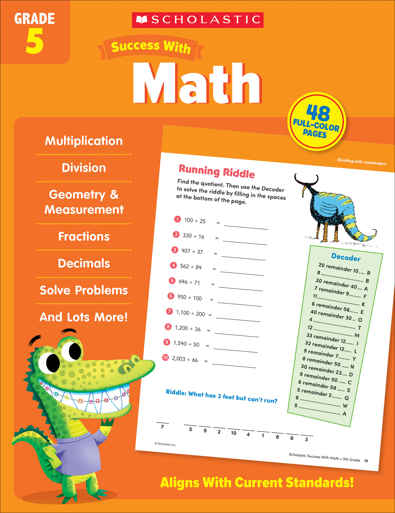 Scholastic Success with Math Grade 5 Workbook by Scholastic Teaching ...