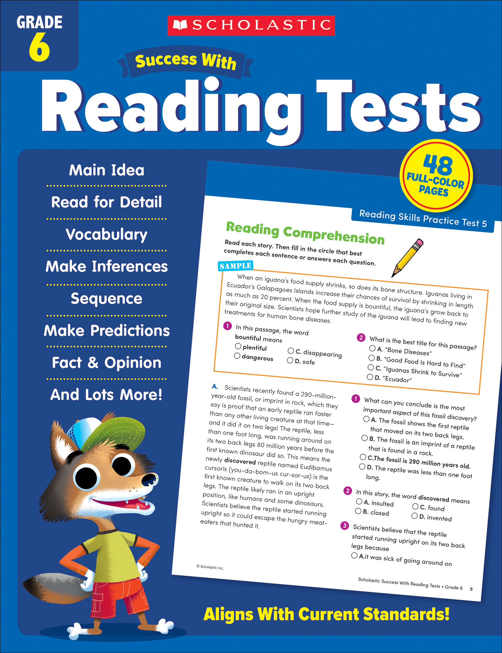 EPUB [DOWNLOAD] Scholastic Success with Reading Tests Grade 6 Workbook ...