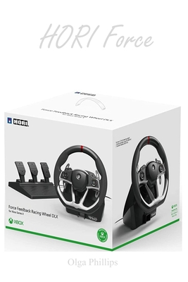 HORI Force: Feedback Racing Wheel DLX Designed for Xbox Series X-S ...