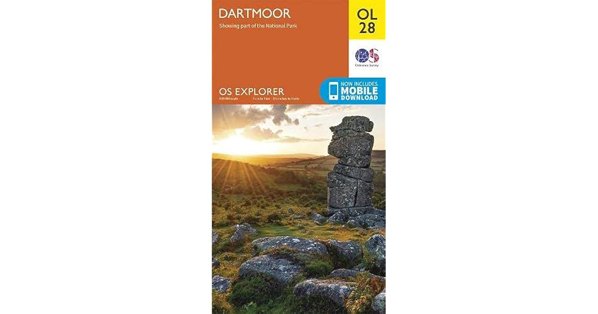 Dartmoor OS Explorer map OL28 Dartmoor by Ordnance Survey