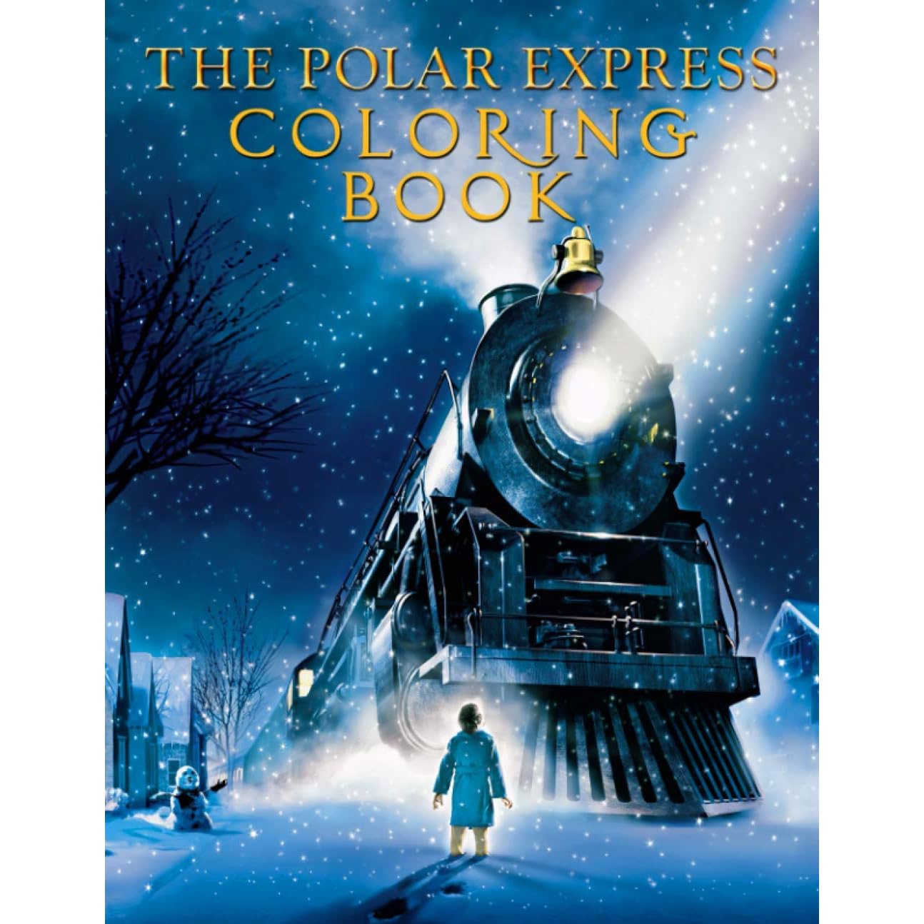 Polar Express Train Coloring Pages