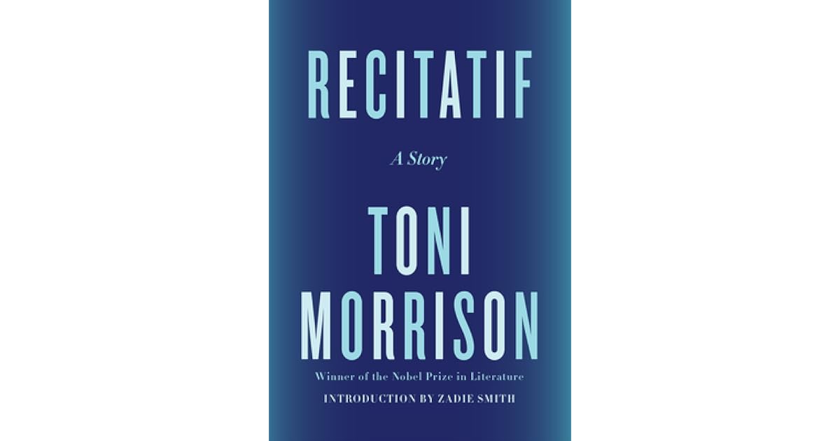 Book giveaway for Recitatif: A Story by Toni Morrison Jan 18-Jan 31, 2022