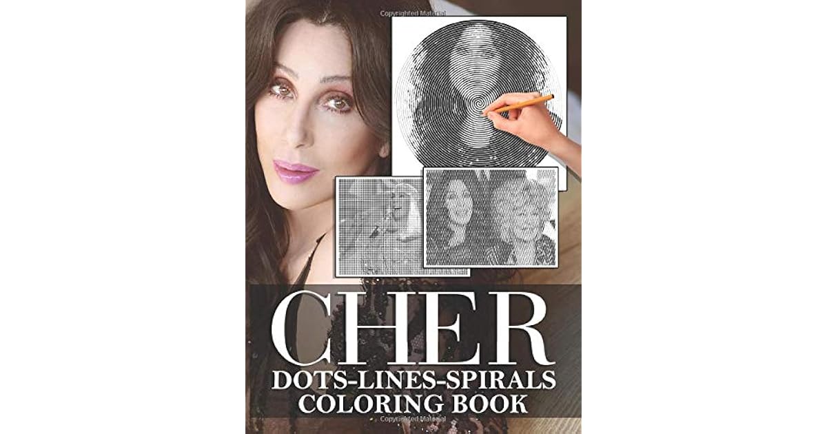 Cher Dots Lines Spirals Coloring Book: Cher Color Puzzle Activity Books ...
