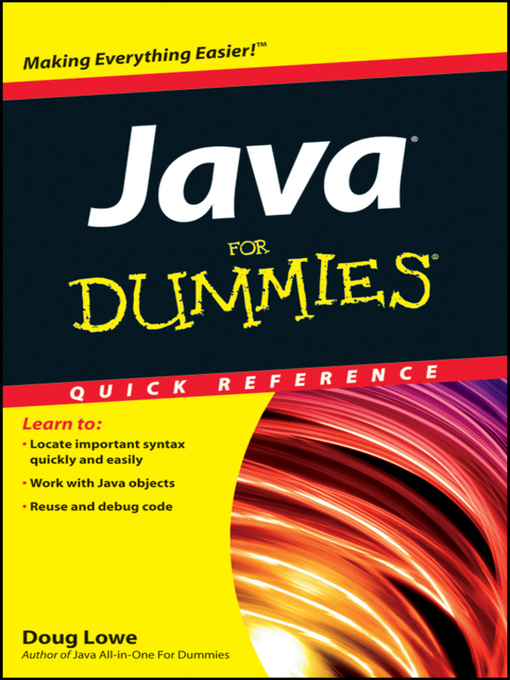 -download EPub Java For Dummies Quick Reference By Doug Lowe On the Internet : luisgaruzi's Blog