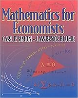 Mathematics for Economists by Carl P. Simon
