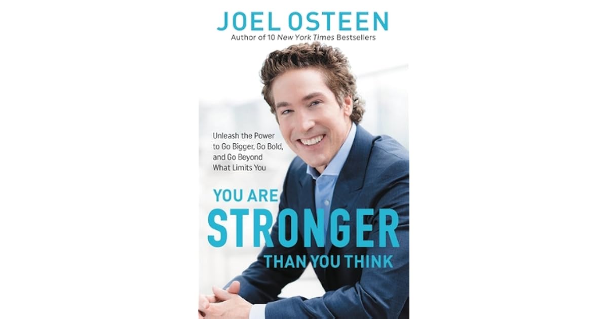 Book giveaway for You Are Stronger than You Think: Unleash the Power to Go Bigger, Go Bold, and ...