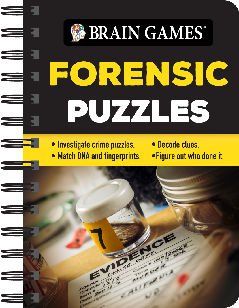 Brain Games - To Go - Forensic Puzzles: Investigate Crime Puzzles ...