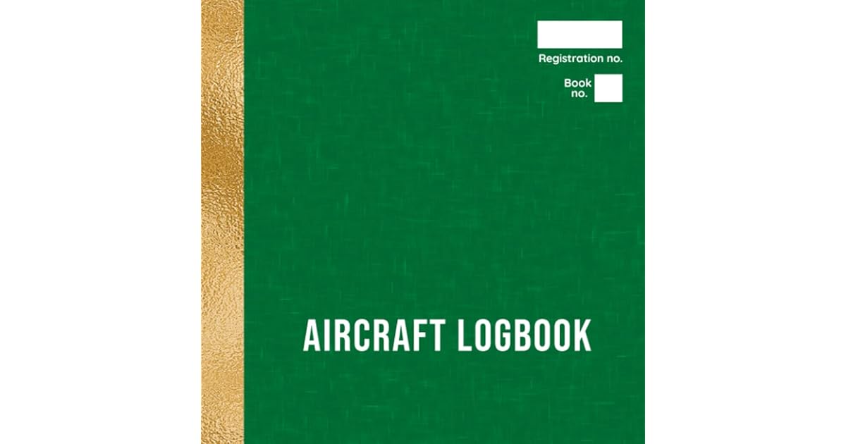Aircraft Logbook: Aircraft Maintenance Log | Aircraft Log Book | 8.25"x ...