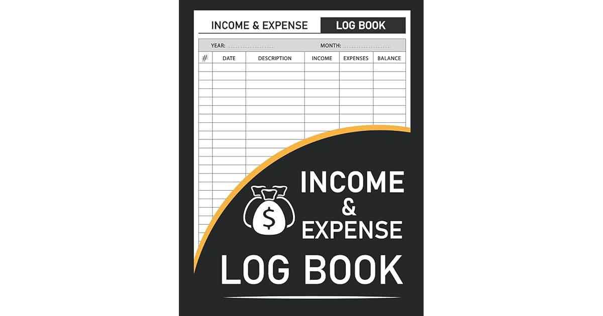 income & expense log book: Daily Income And Expense Tracker Organizer ...