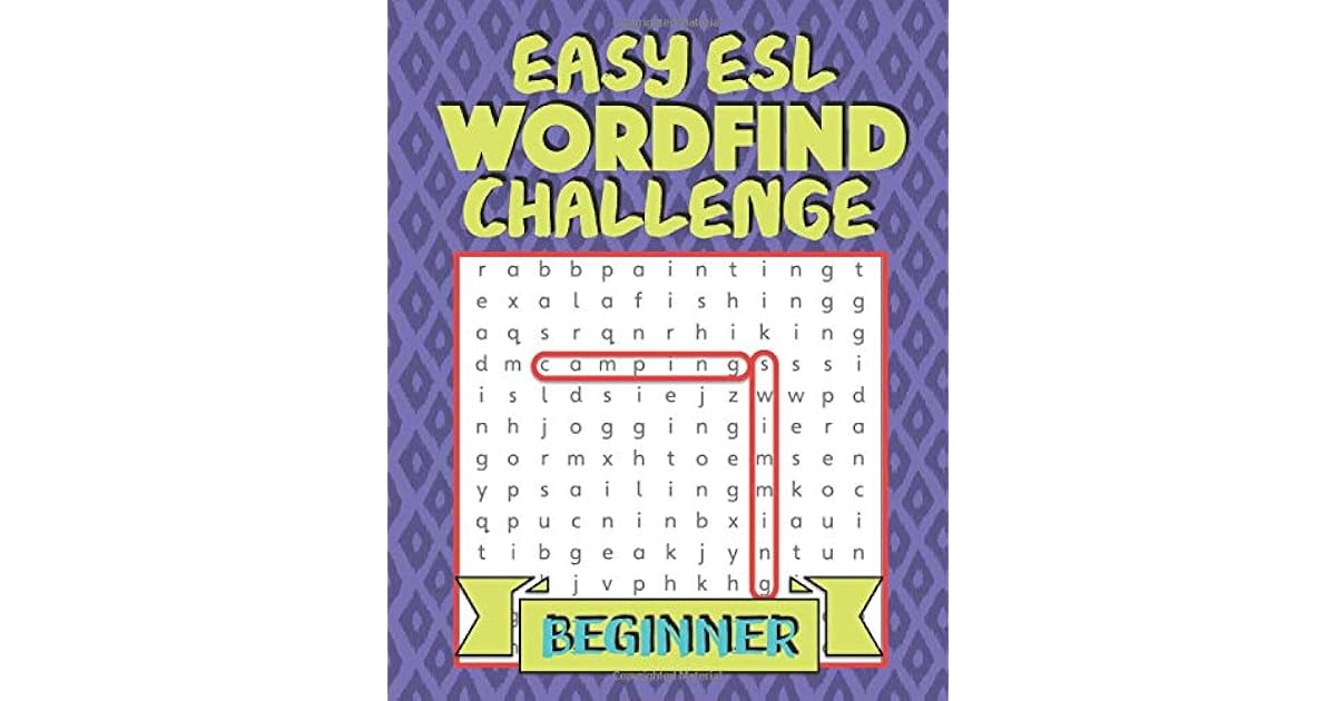 Easy ESL Wordfind Challenge: Beginner: Improve your English vocabulary ...