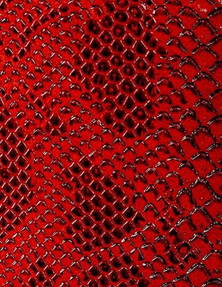 Red Snake Skin Pattern