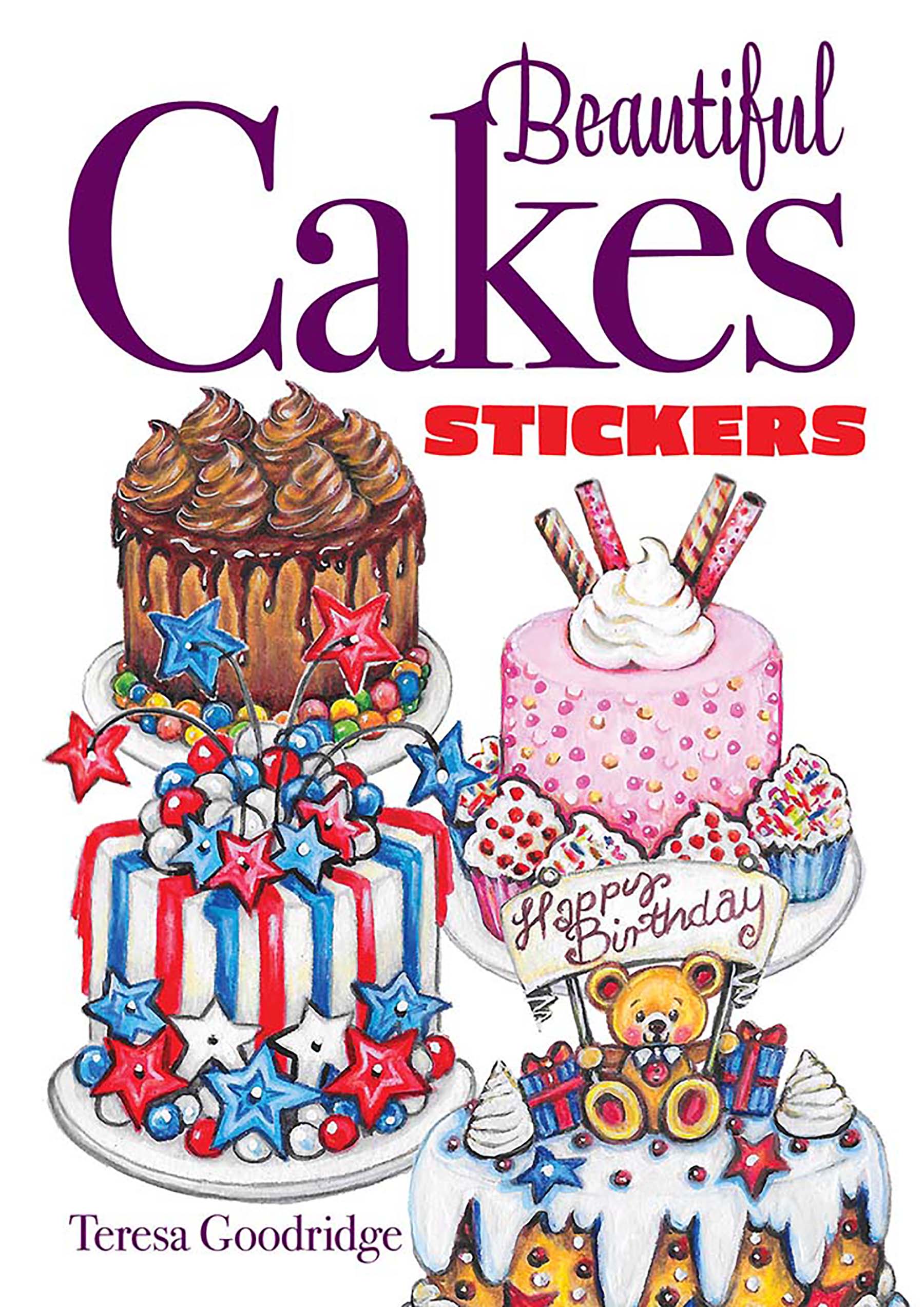 [Download] Beautiful Cakes Stickers (BOOK) : asda