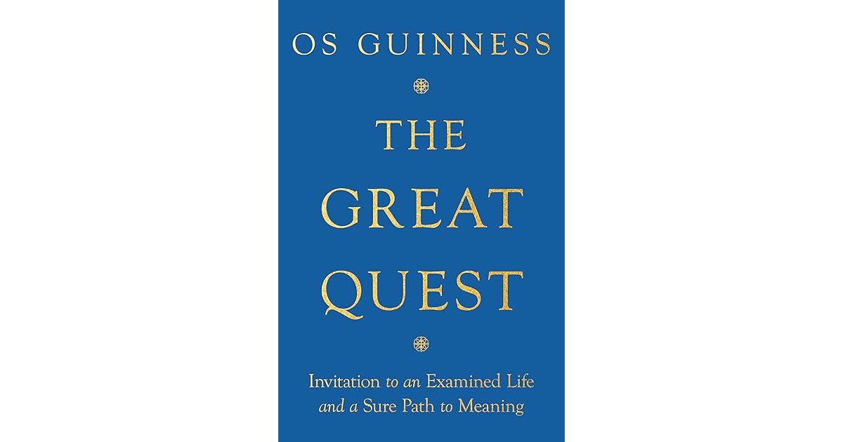 Book giveaway for The Great Quest: Invitation to an Examined Life and a ...