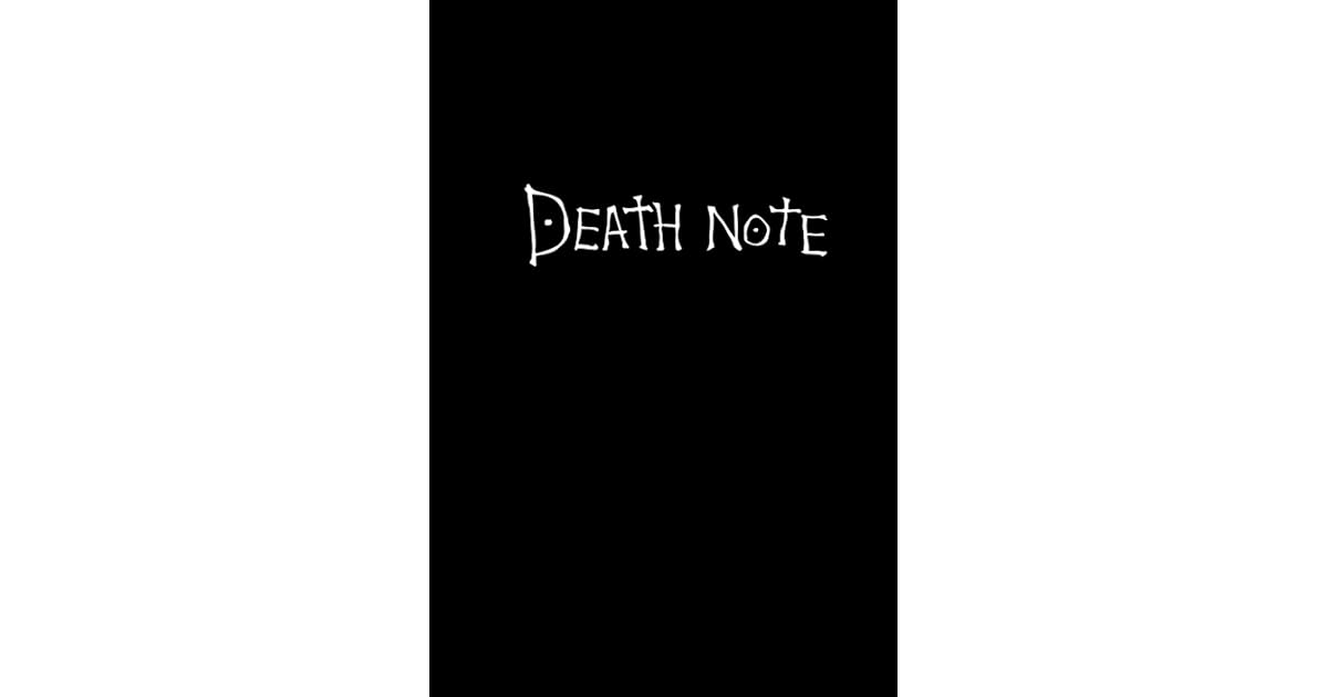 Death Note Notebook: Death Note Hardcover Notebook with Rules ...