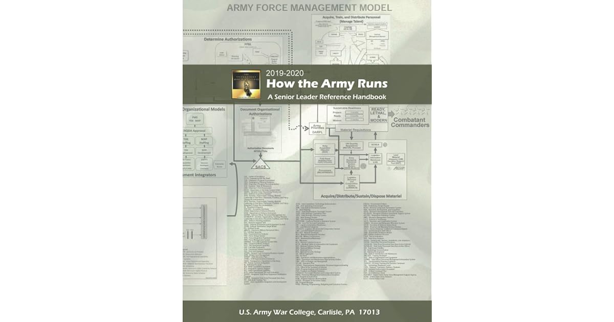 How the Army Runs: A Senior Leader Reference Handbook, 2019-2020 by U.S ...
