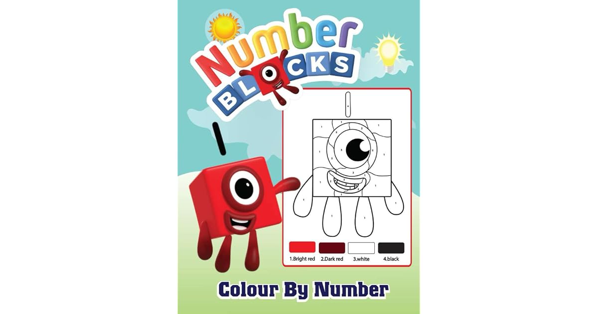Numberblocks Colour By number Book: Coloring book for kids ages 4-8 by ...