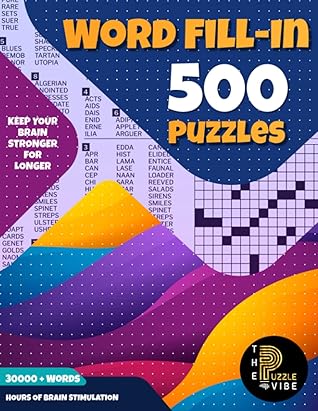 Word Fill In Puzzle Book for Adults and Teens: Fill In Puzzle Book with ...